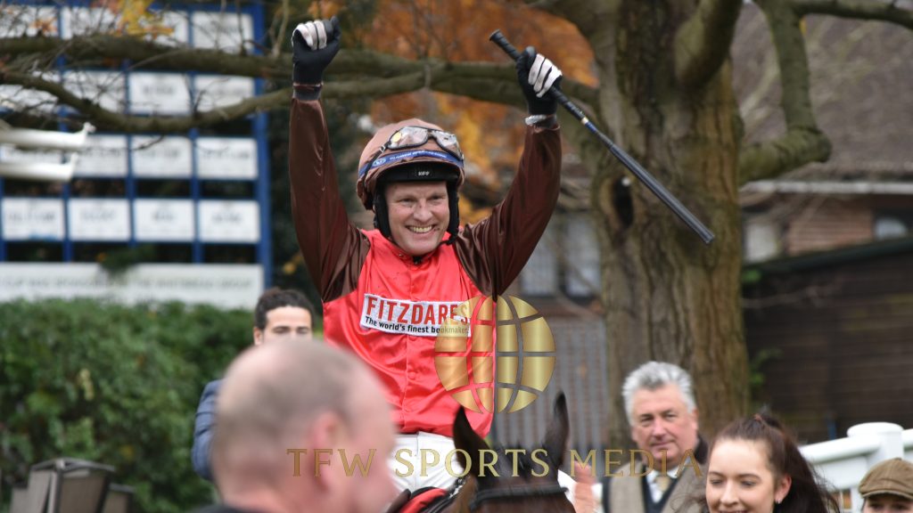 David Maxwell celebrates on Dolphin Square - Greyhound Weekly